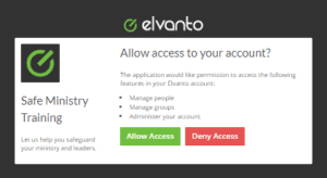 Elvanto Syncing with Safe Ministry Check - Safe Ministry Check