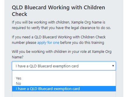 Qld Exemption Cards now being verified – Safe Ministry Check