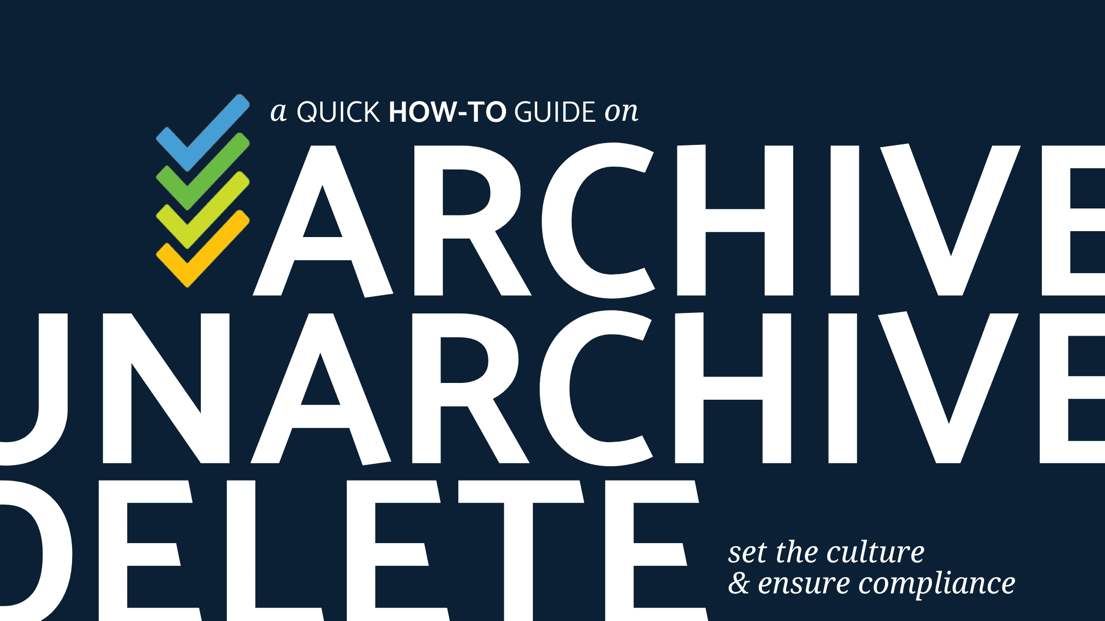 How To: Archive, Unarchive & Delete Trainees – Safe Ministry Check