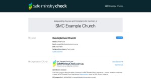 Getting Started with Training – Safe Ministry Check