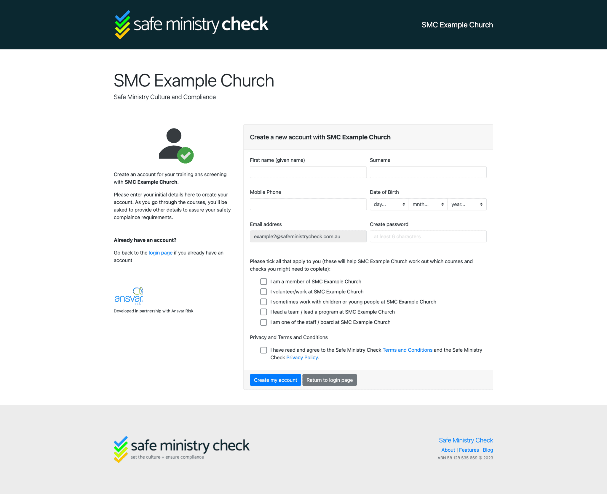 Getting Started with Training – Safe Ministry Check