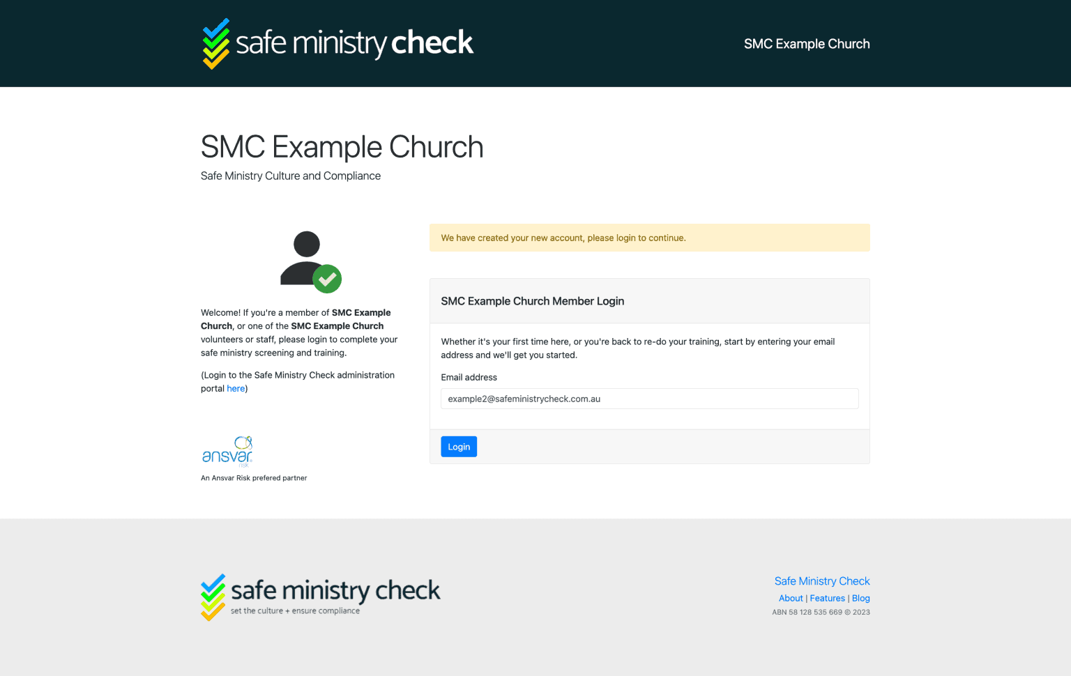 Getting Started with Training – Safe Ministry Check