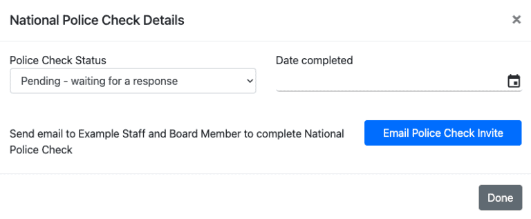 How to: Update Police Check Information – Safe Ministry Check