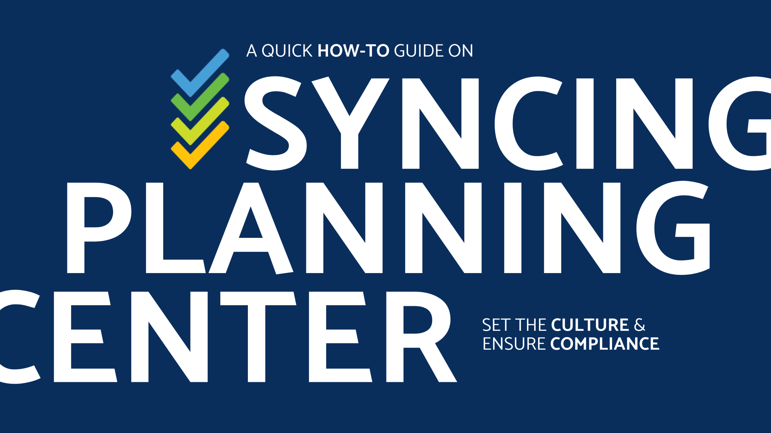 How to Integrate Planning Center Online with Safe Ministry Check – Safe Ministry Check